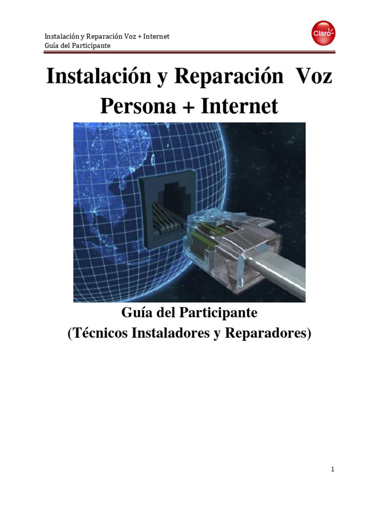 Guía Instalación y Reparación Voz + Internet | PDF