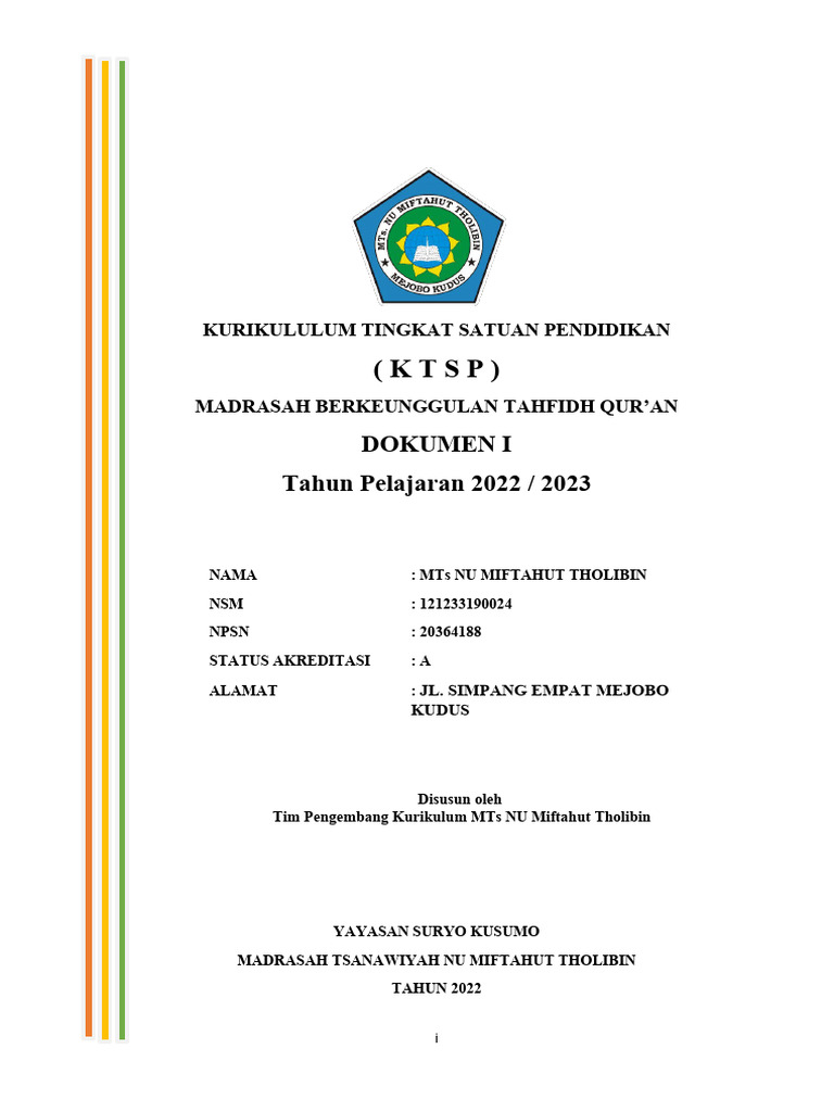 Sampul & Bagian Awal | PDF