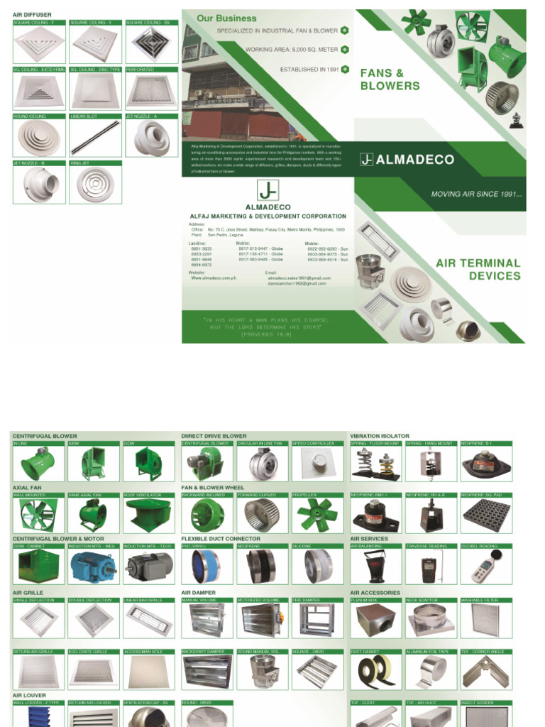 Almadeco_D. Company Profile Product Catalog - 2021 | PDF