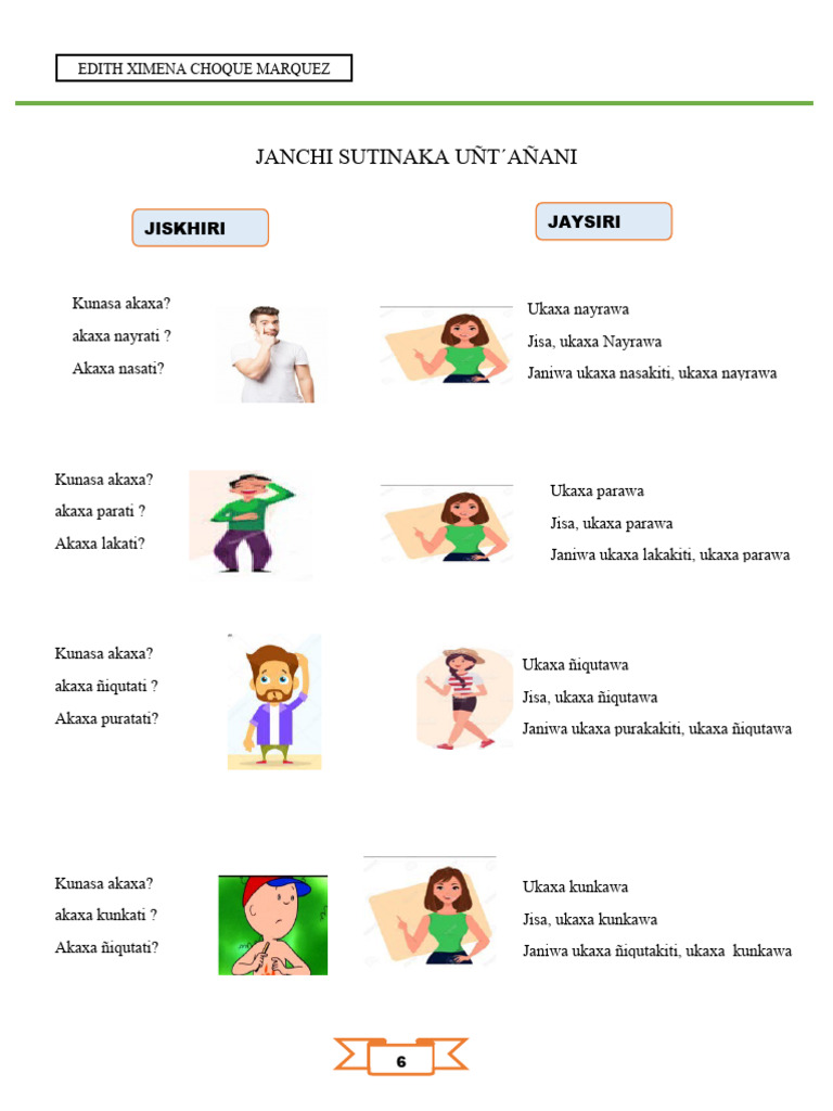 Eercicio 6 - Dialogo | PDF