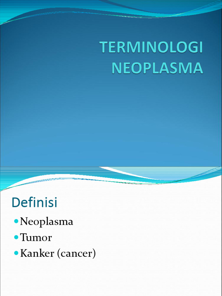 Terminologi Neoplasma | PDF
