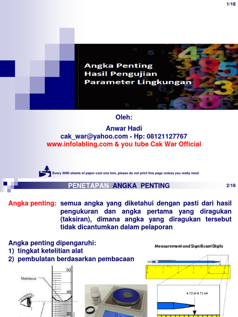 Angka Penting | PDF