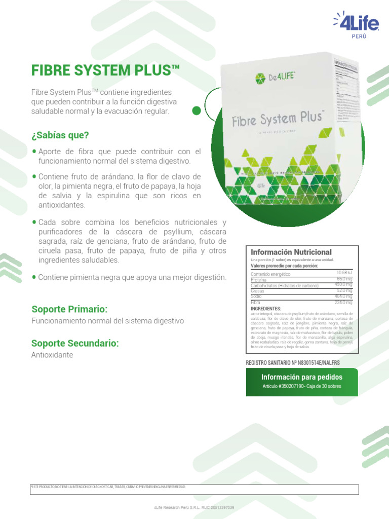 Fibre System Plus | PDF