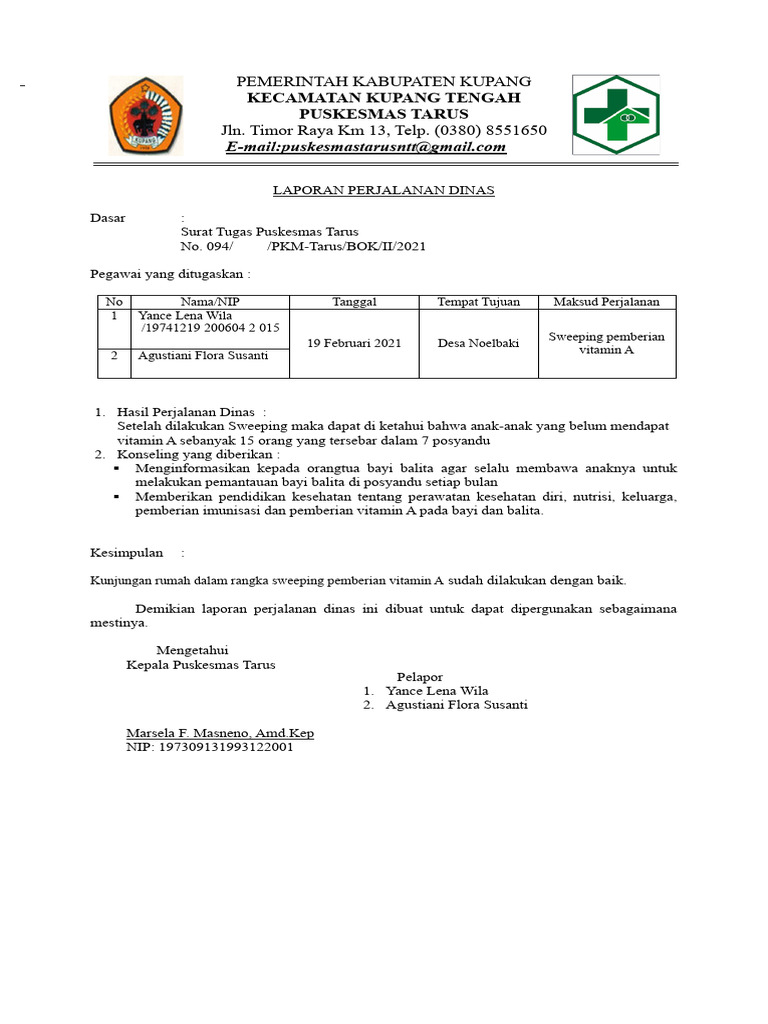 LPD Sweeping Vit.a Tahap 1 FIX | PDF