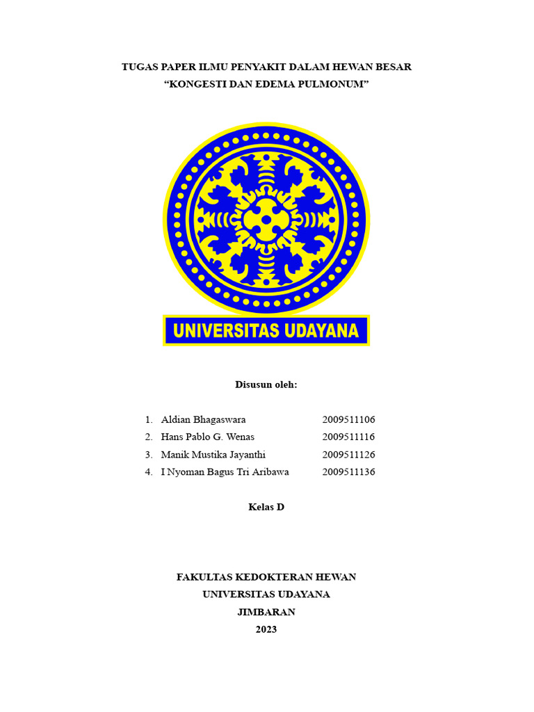 Kongesti & Edema Pulmonum | PDF