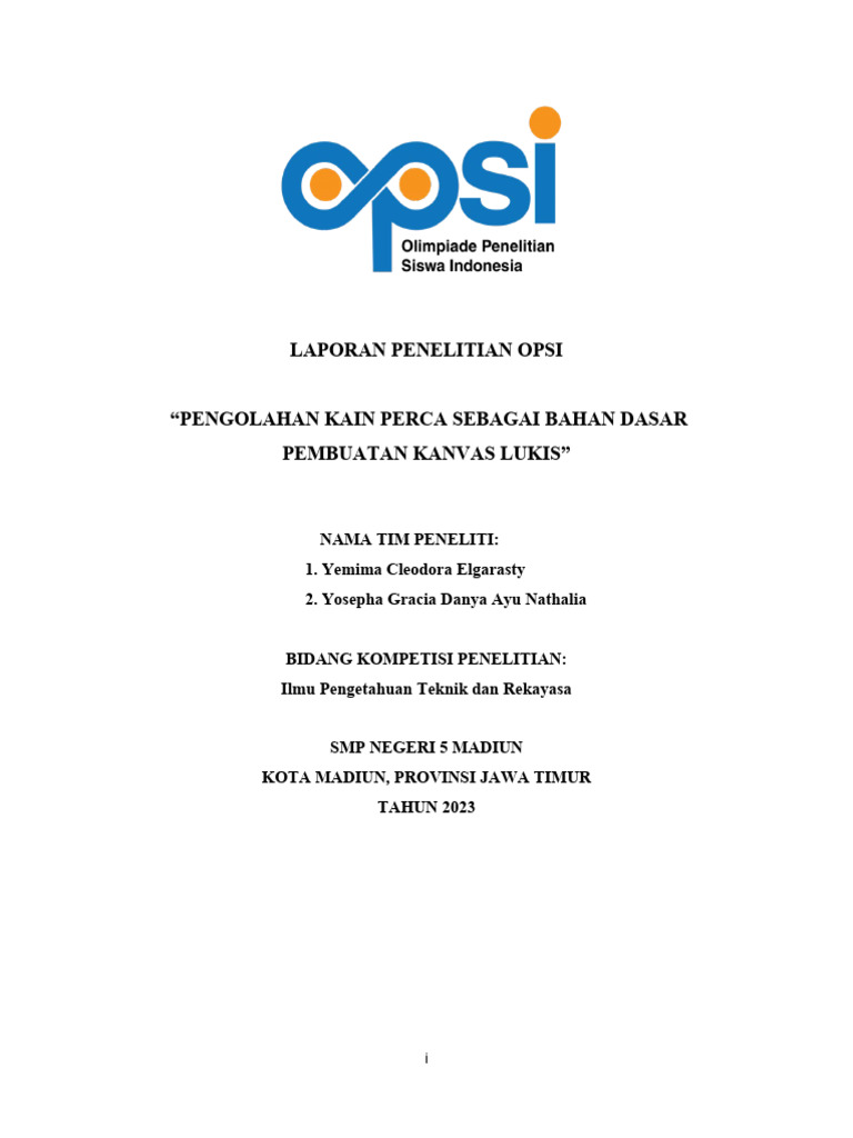 Proposal Opsi Kaca Kukis | PDF