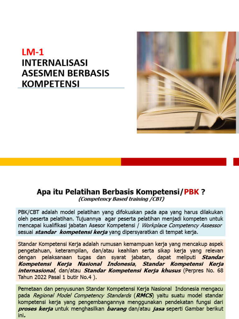 Lm.1 Internalisasi Asesmen Berbasis Kompetensi-New | PDF