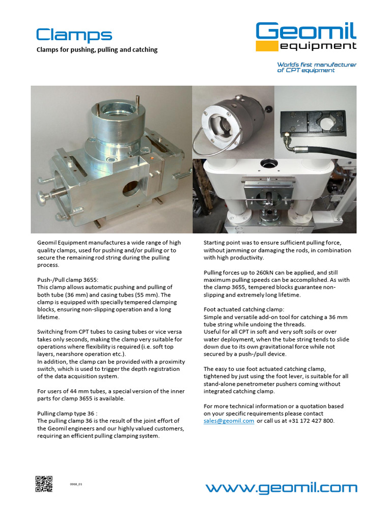 Geomil Clamp Leaflet | PDF