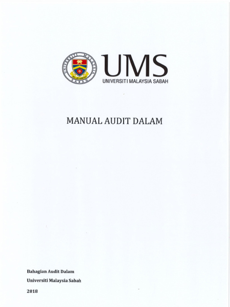 Manual Audit Dalam | PDF