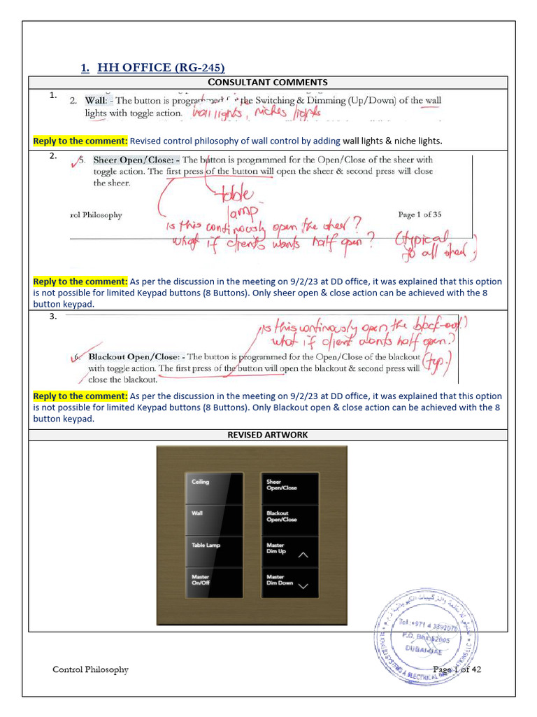 2.3. Control Philosophy - R3 | PDF
