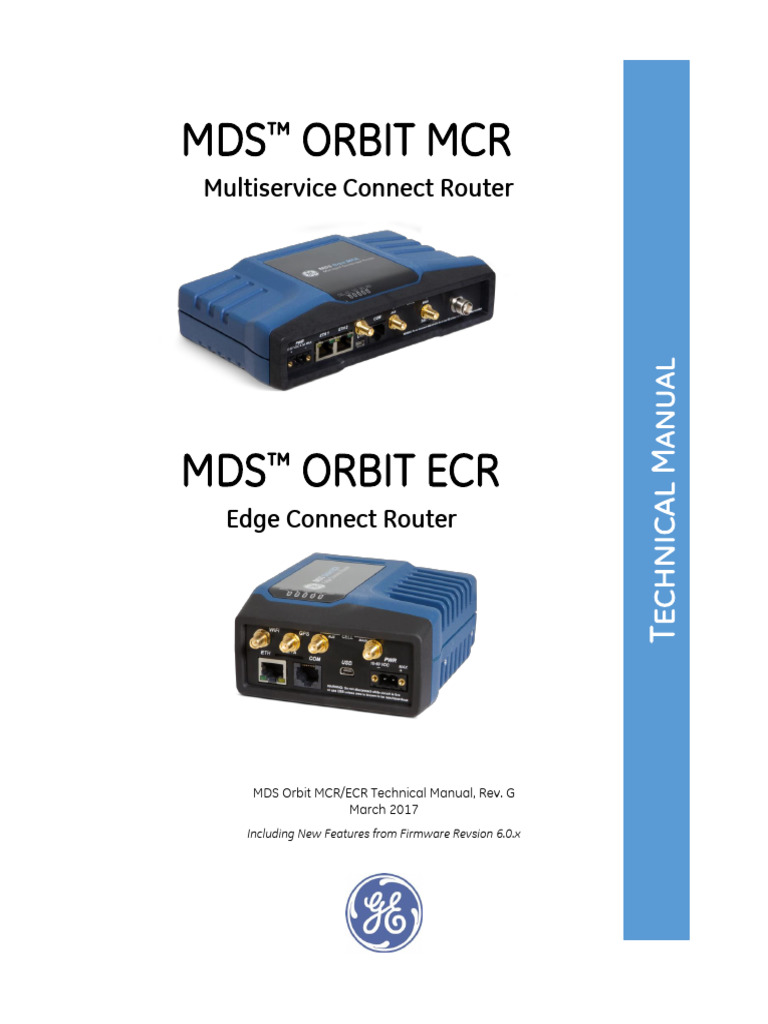 Mds Orbit MCR Ecr Manual | PDF | Electromagnetic Interference | Computer Network