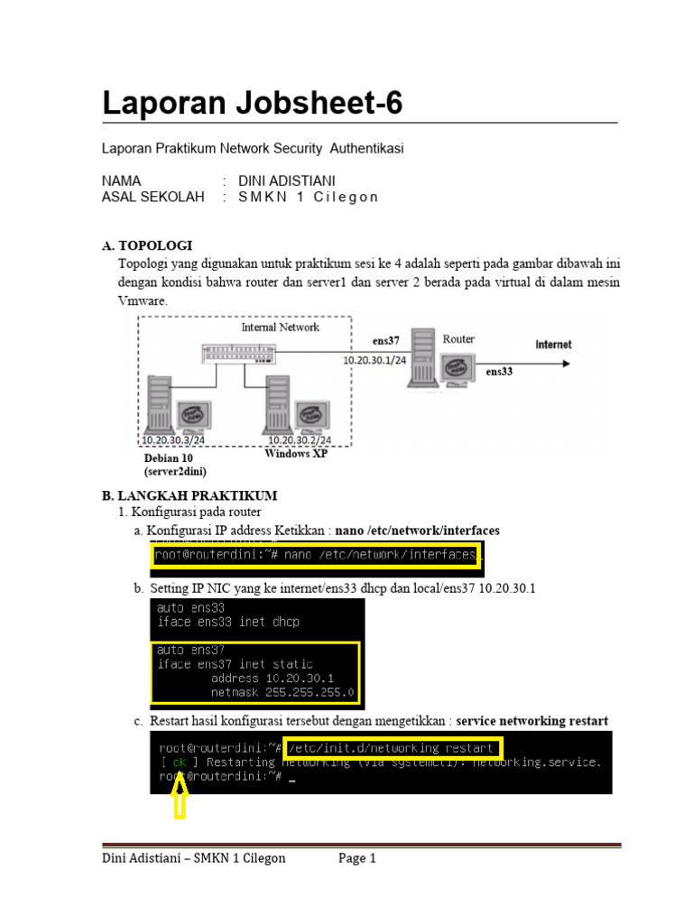 Jobsheet-Proxy Server | PDF