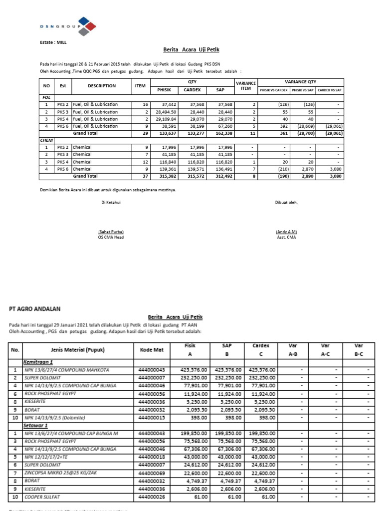 Print Ba Uji Petik 2022 | PDF
