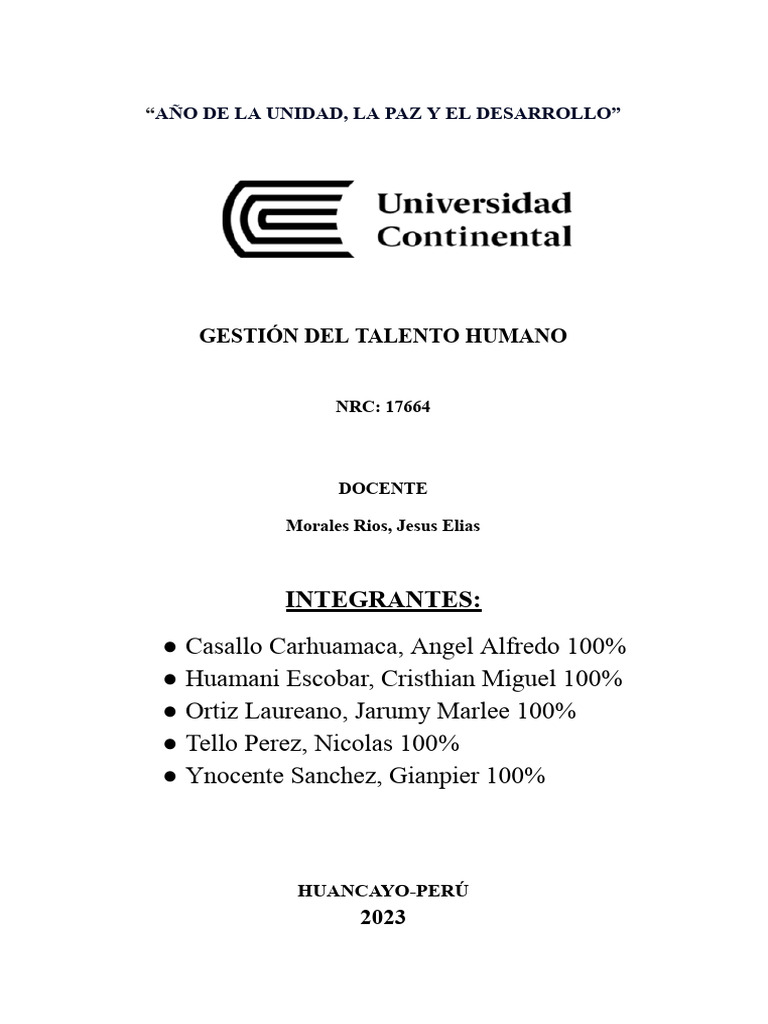 Lectura 3 GDTH | PDF