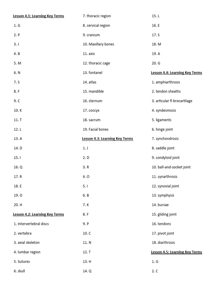 Chapter 4 Packet Key Pdf