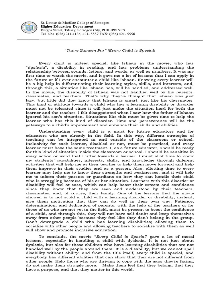 Every Child Is Special | PDF