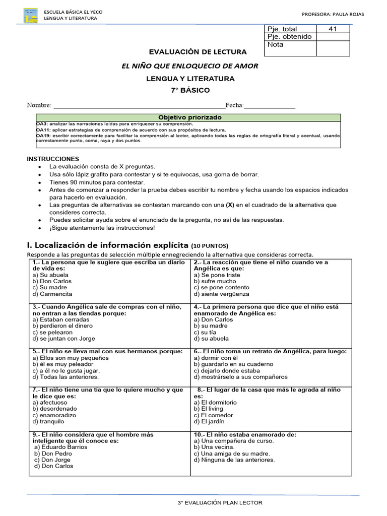 Ev. El Niño Que Enloquecio de Amor | PDF