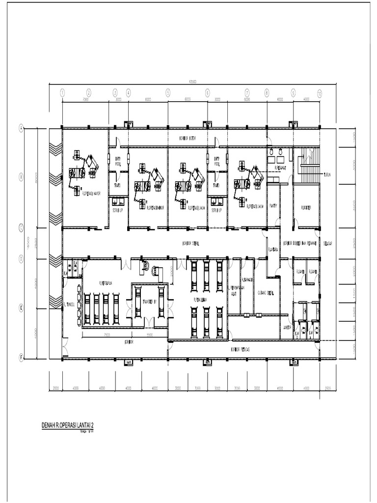 Denah R Operasi Lantai 2 | PDF