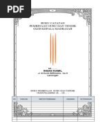 Laporan Kinerja Kepala Madrasah | PDF | Karier & Perkembangan | Ilmu Sosial