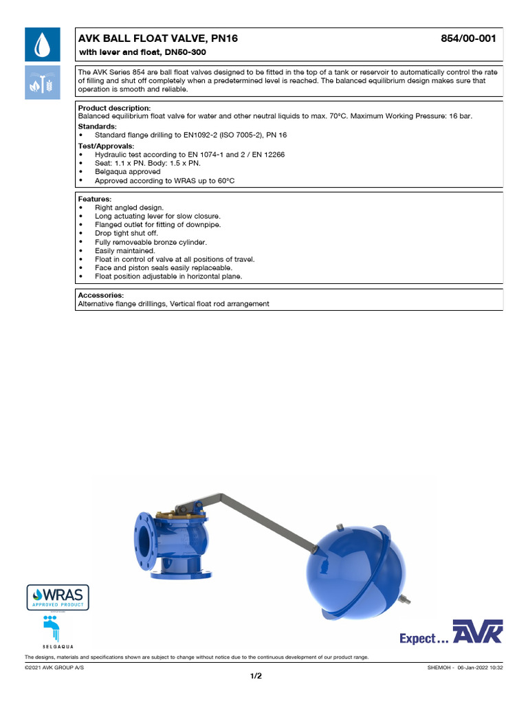 Ball Float Valve | PDF