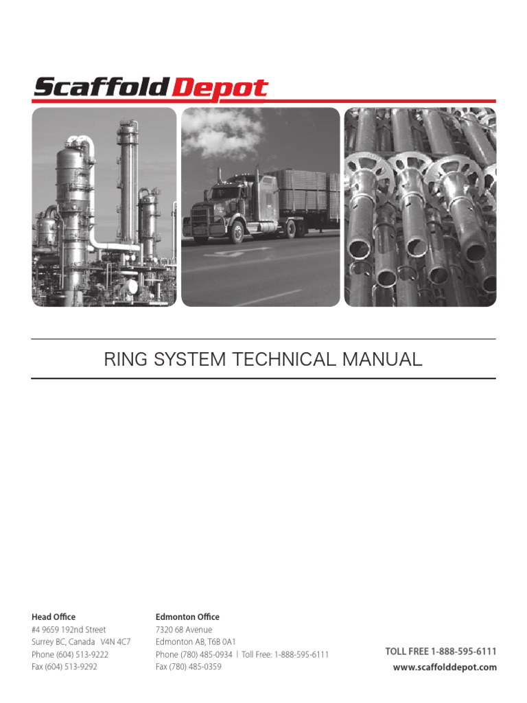 SD Ring System Scaffolding Manual | PDF