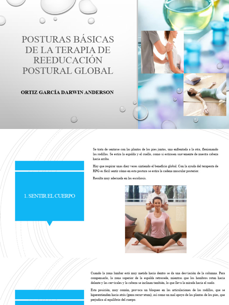 Posturas Básicas de La Terapia de Reeducación Postural Global | PDF