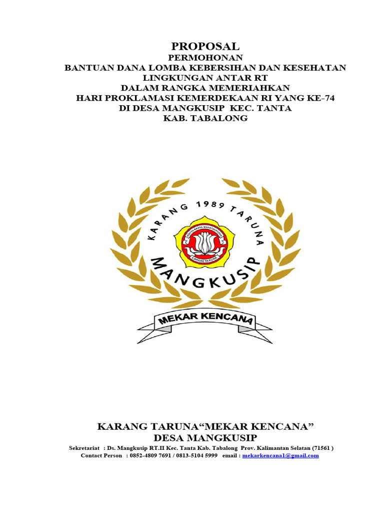 Proposal Lomba 17an | PDF