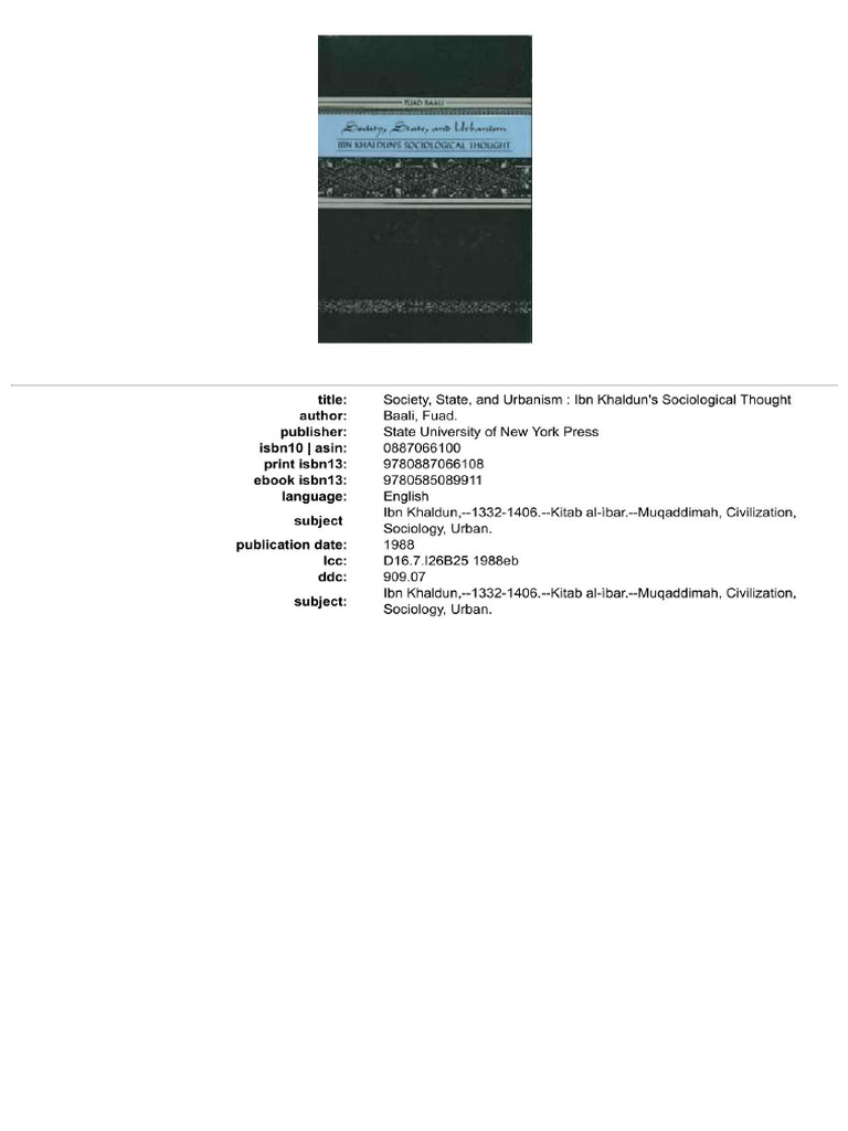 Fuad Al Baali | PDF | Islamic Philosophy | Sociology