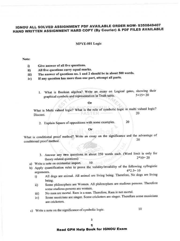 MPYE 01 English December 2023 June 2024 | PDF