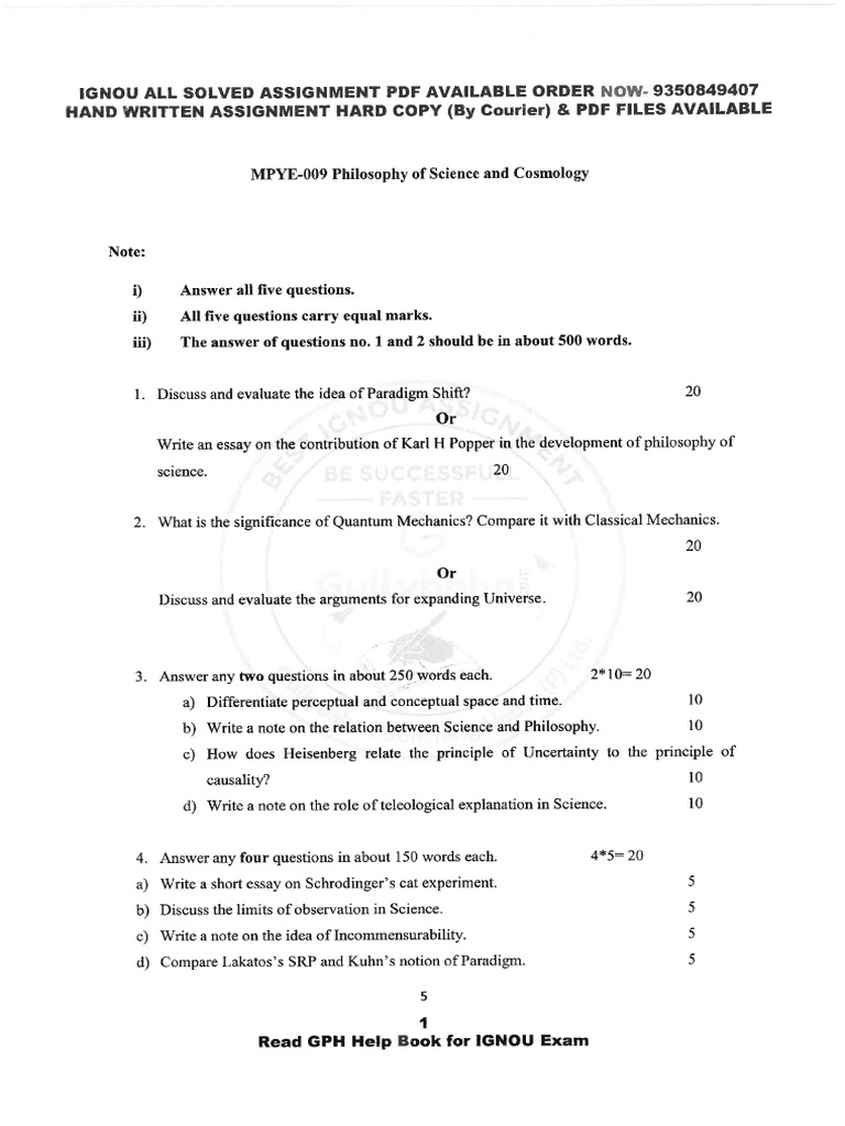MPYE 09 English December 2023 June 2024 | PDF