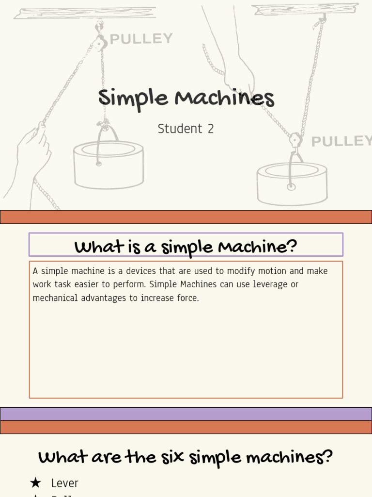 Simple Machines - Student 2 | PDF | Lever | Machines