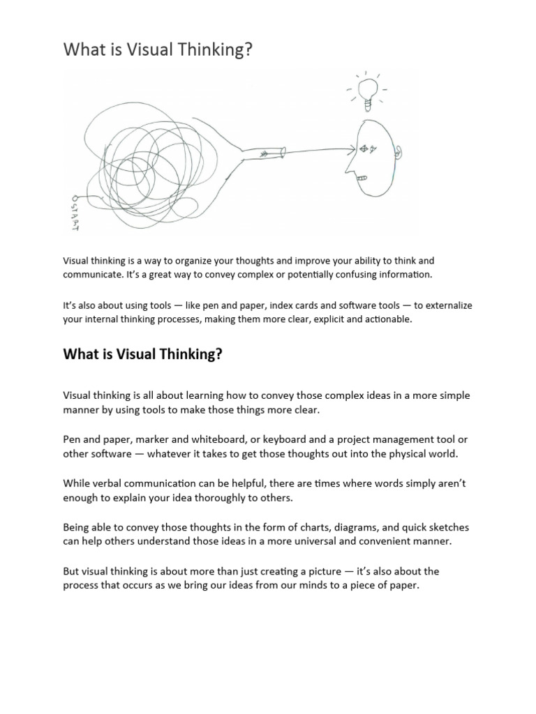 Visual Thinking | PDF