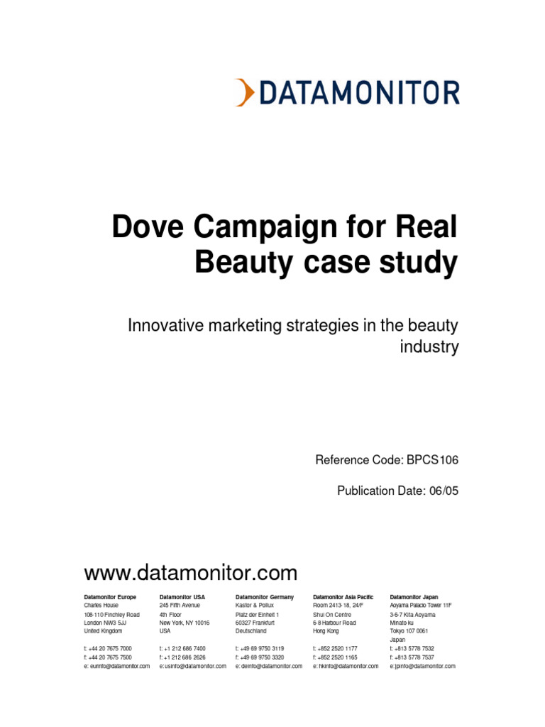 Dove Campaign Case Study | PDF