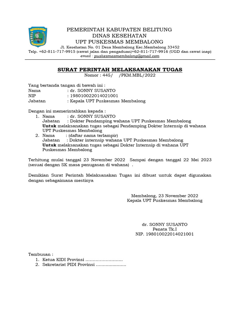 Format SPMT Terbaru 2022 | PDF