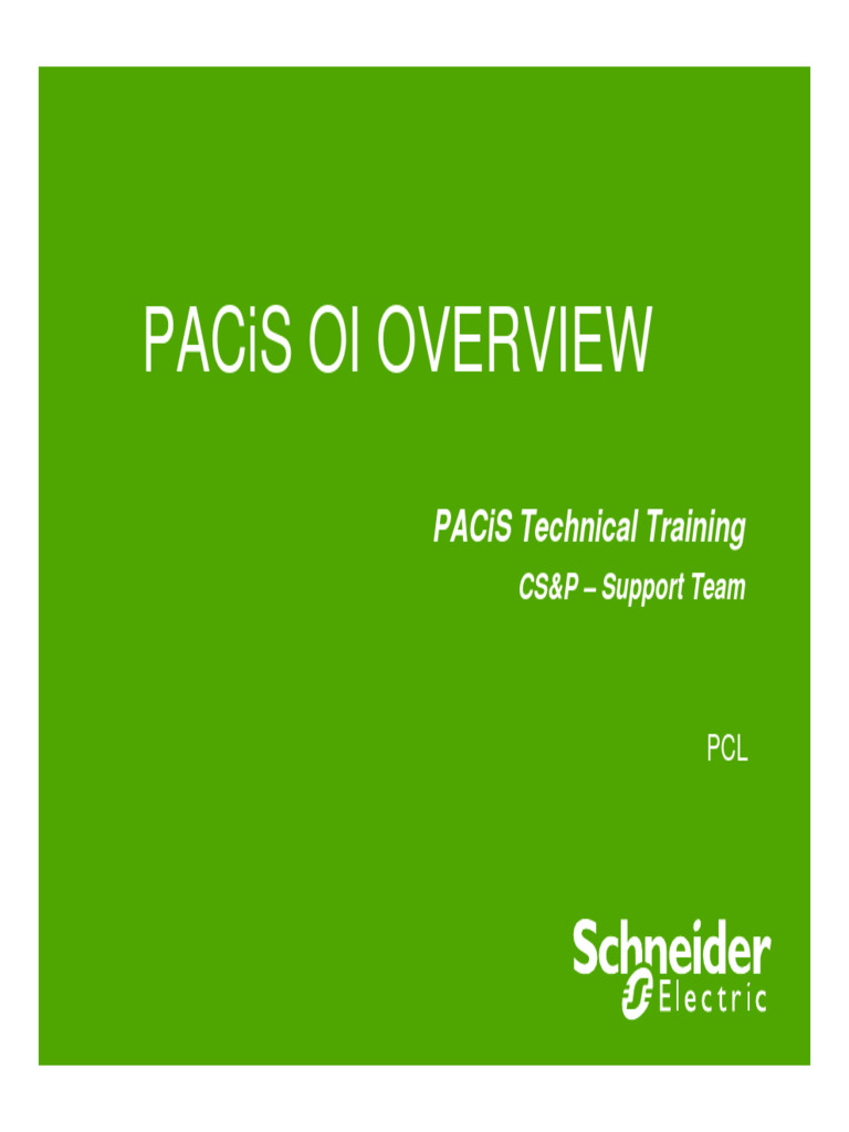 L1-V4-07-PACiS OI Overview-F-03 | PDF