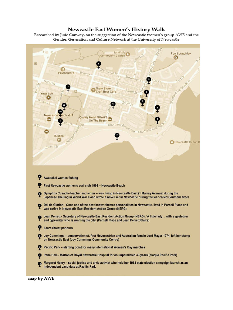Newcastle Women's History Walk Guide | PDF