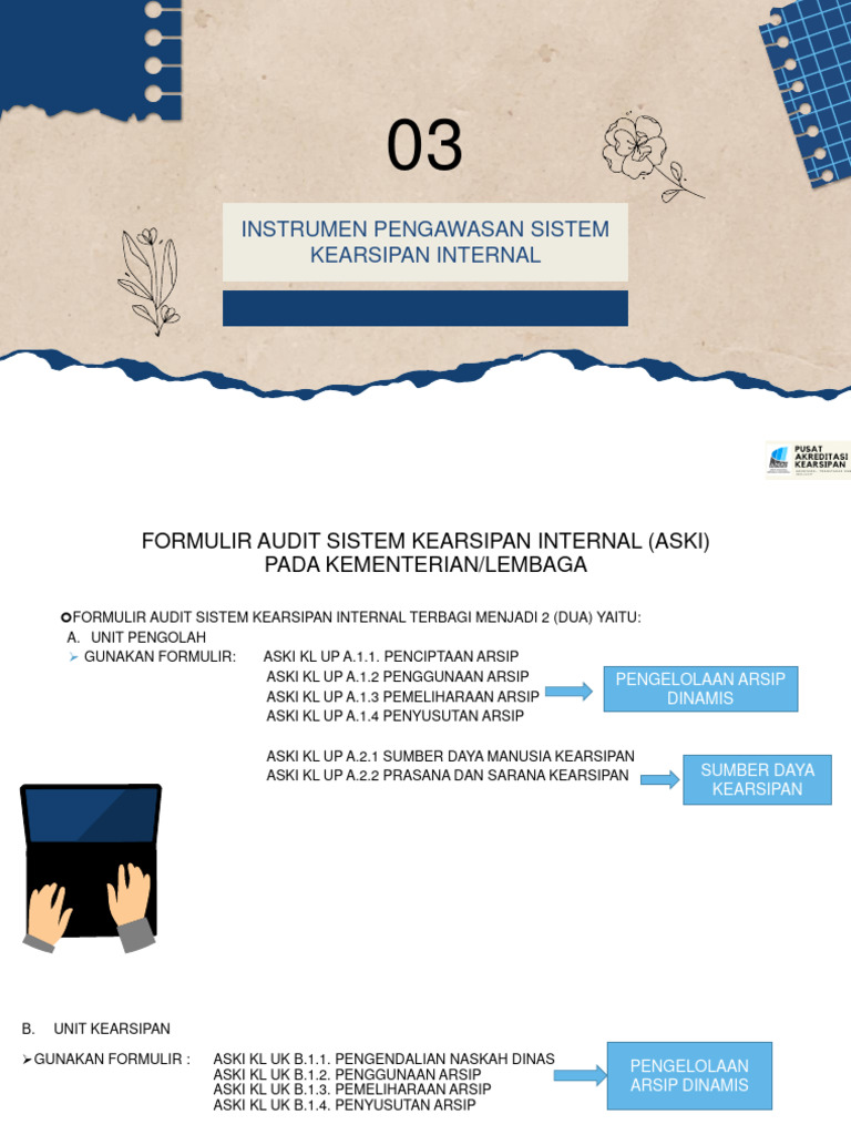 Instrumen Pengawasan Kearsipan Internal | PDF