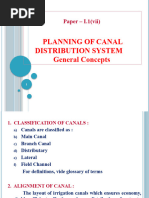 Canal Alignment and Design Principles | PDF | Canal | Levee