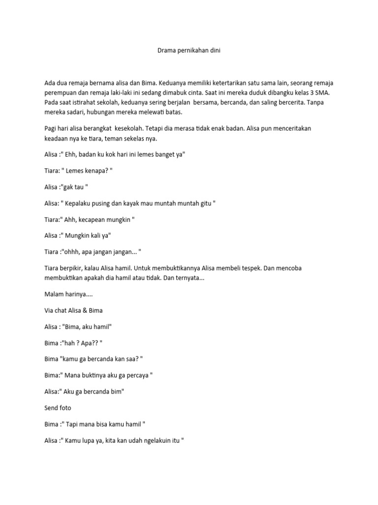 Pernikahan Dini | PDF