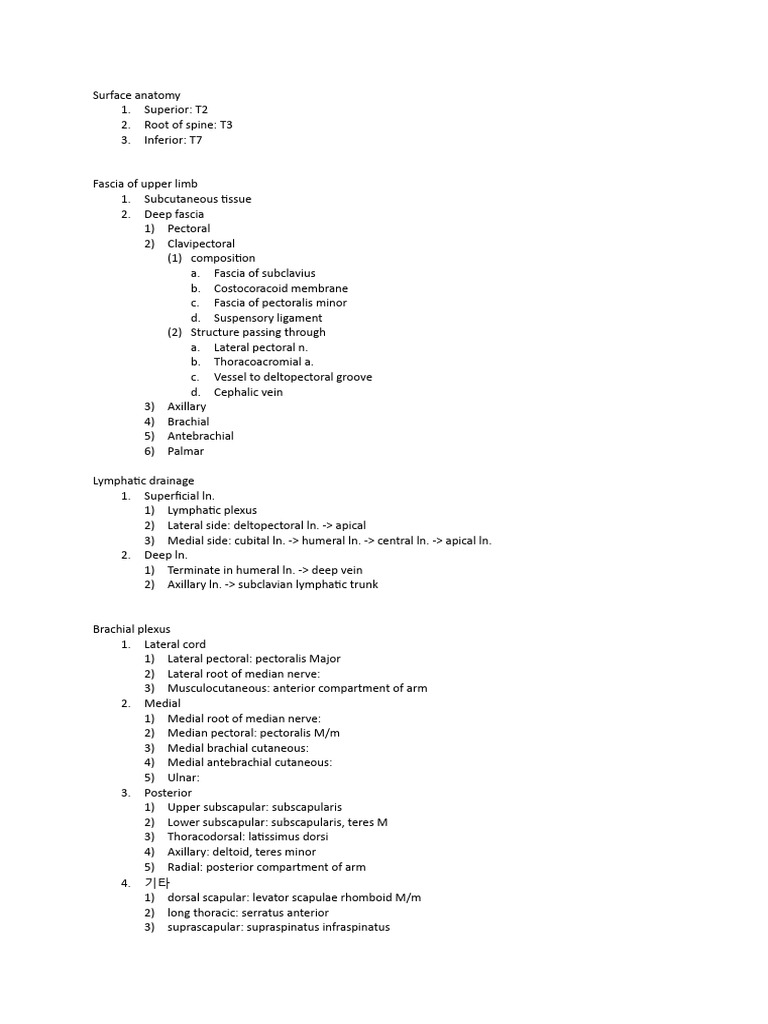 Surface Anatomy | PDF