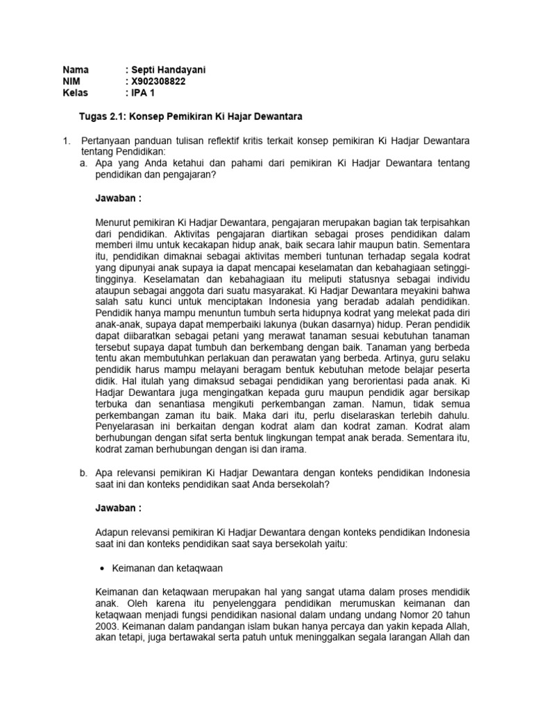 X902308822_Septi Handayani_01.01.2-T2-2. Mulai dari Diri | PDF