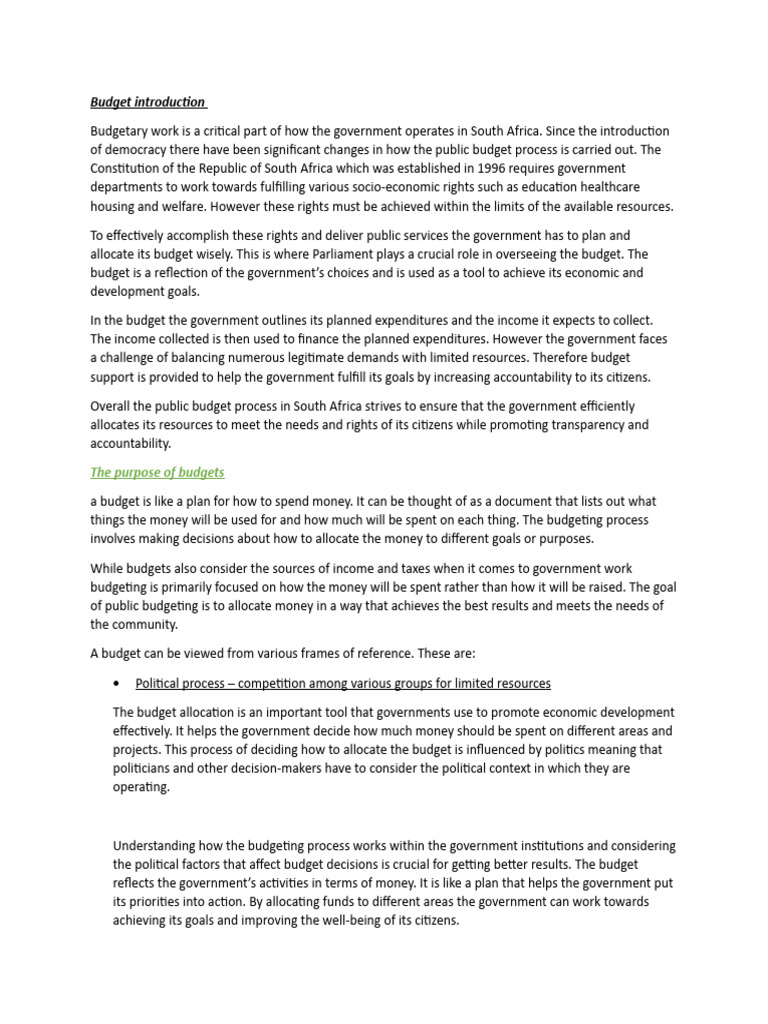 Budget Chat GPT | PDF