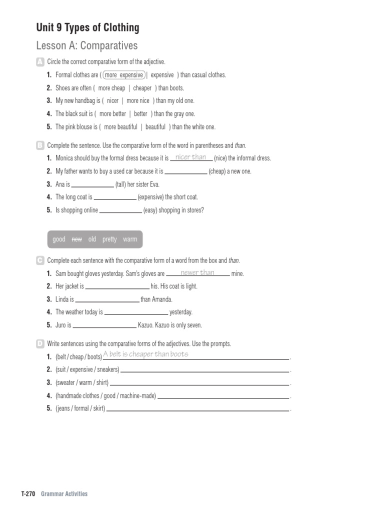 Level B3-Unit 9 | PDF