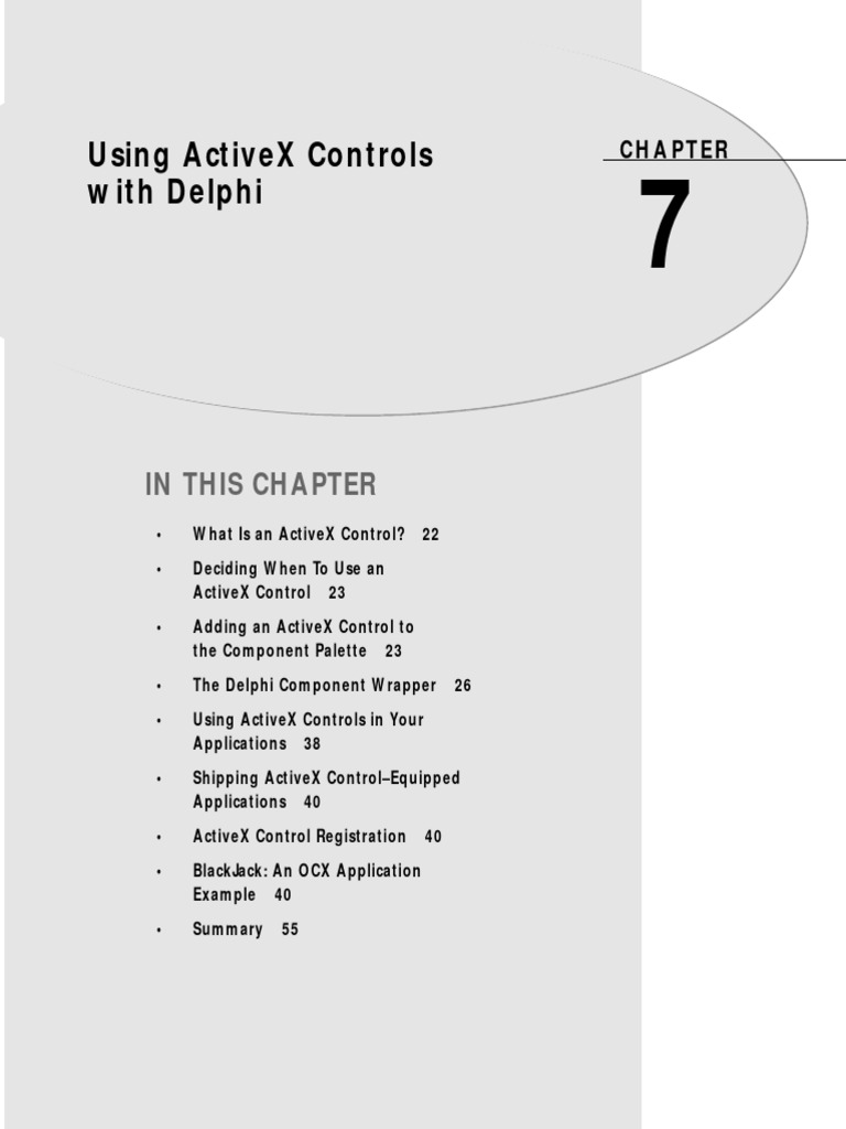 Delphi 5 Chapter 7 | PDF