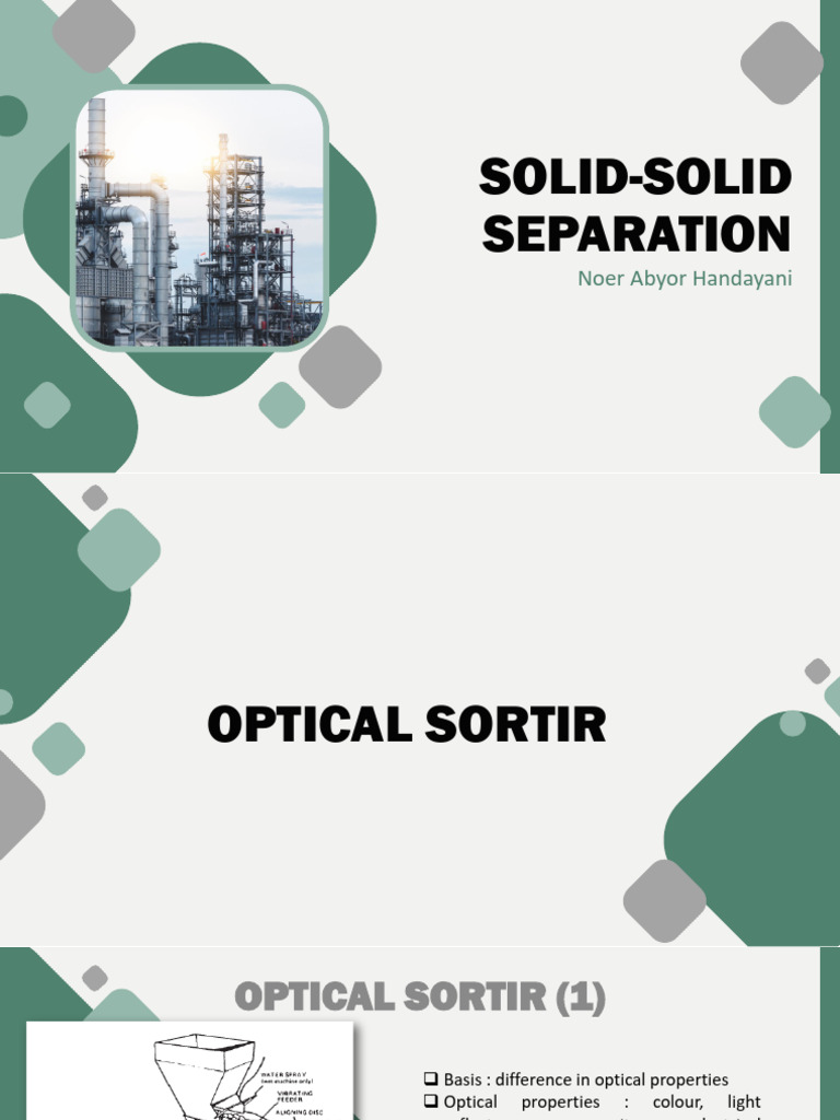 Update - 5th Week - Solid Solid Separation | PDF | Magnetism ...