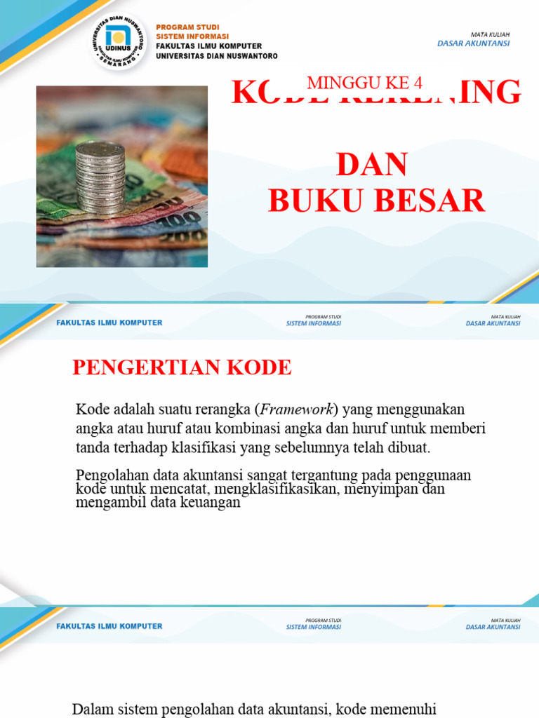 Kode Rekening dan Buku Besar Akuntansi | PDF