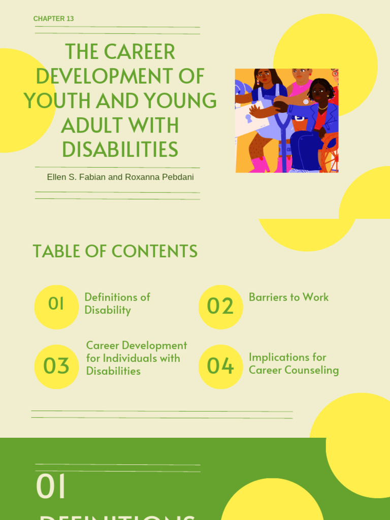 The Career Development of Youth and Young Adult With Disabilities ...