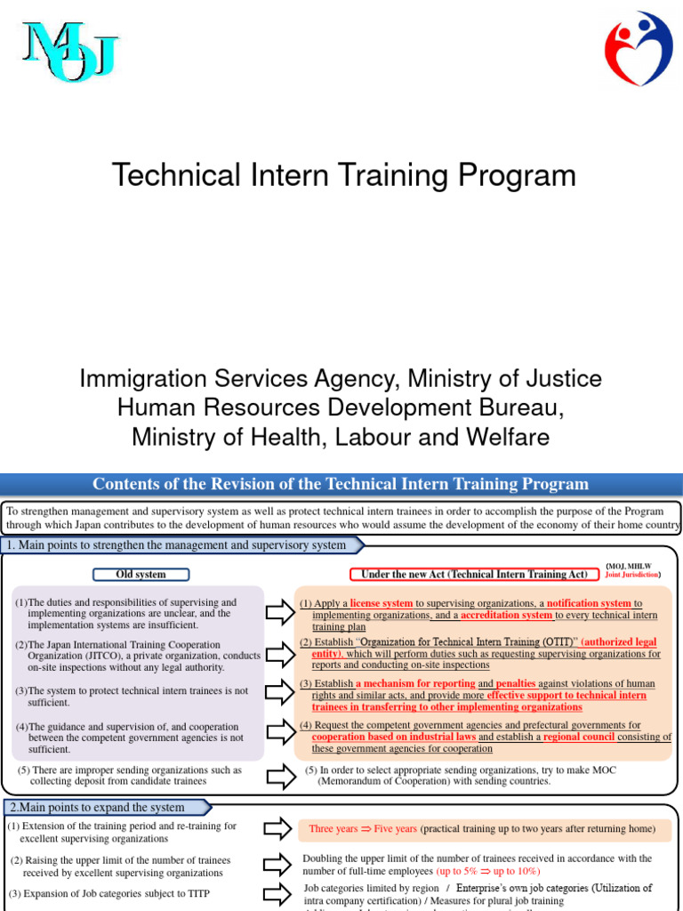 Technical Intern Training Program | PDF | Employment | Business