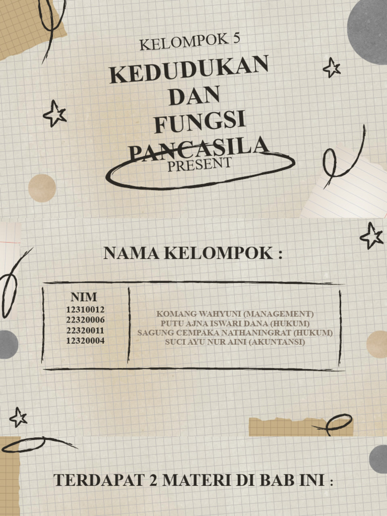 Pancasila KLMP 5 | PDF