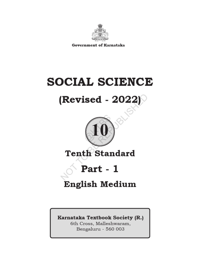 10th-English-Socialscience - 1 | PDF